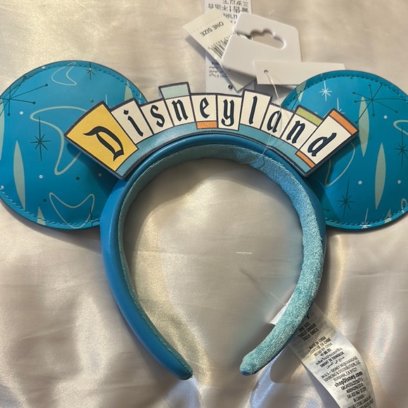 Disney | Accessories | Disneyland Blue Mickey Ears Headband | Poshmark